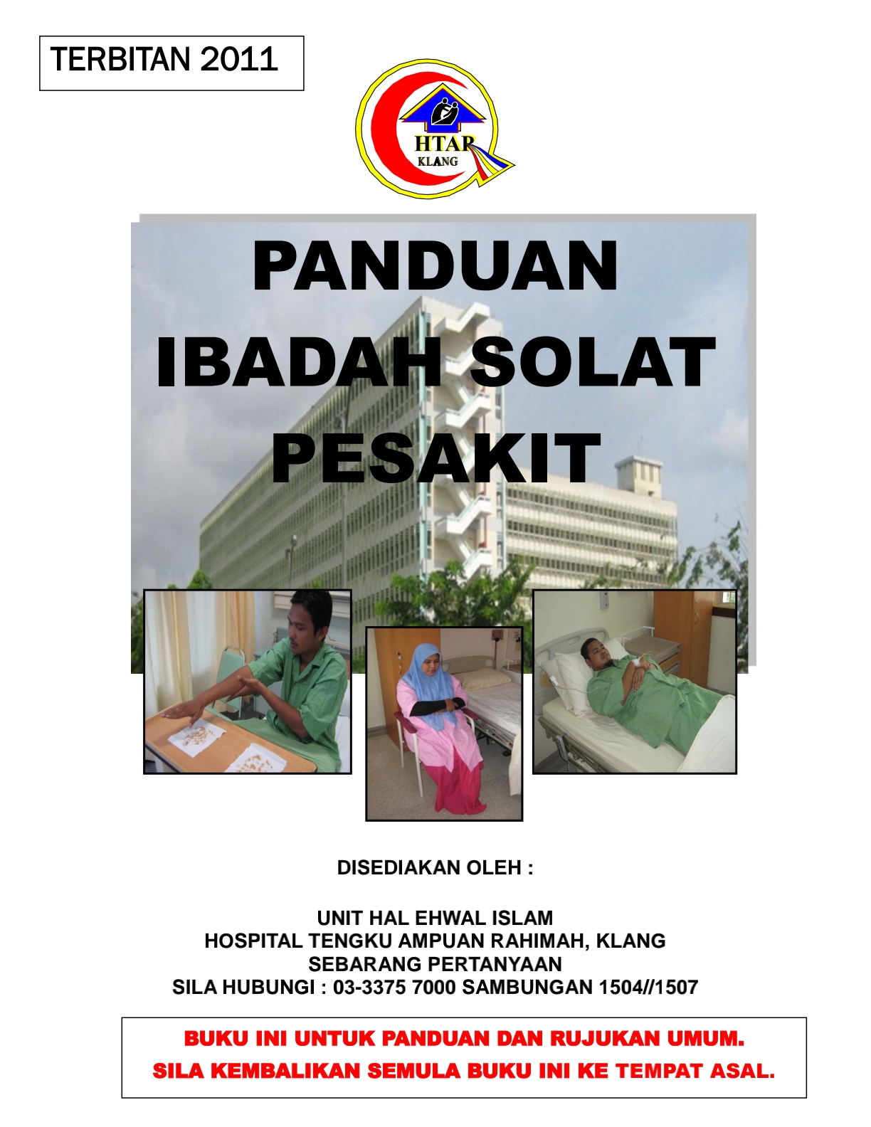 Panduan Ibadah Solat Pesakit – Munajat Syifa